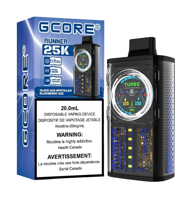 GCORE RUNNER 25K DISPOSABLE VAPE — Ok Vapor